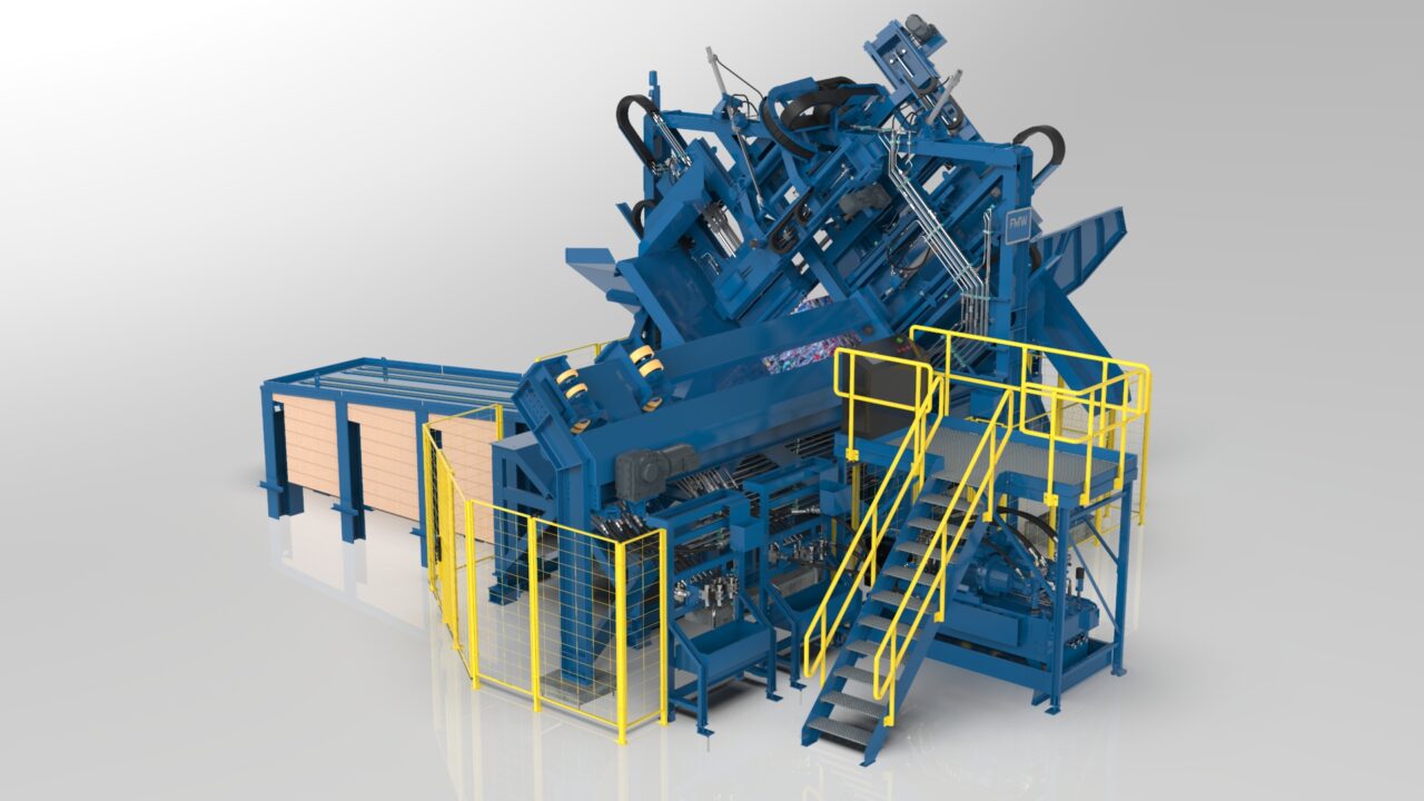 FMWs Automatic Plastic Bale Dewiring Solution for Crosswire