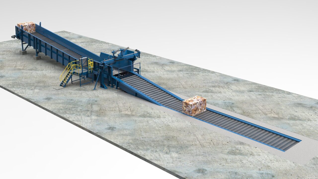 Automatic Waste Paper Bale Dewiring | FMW INDUSTRIES