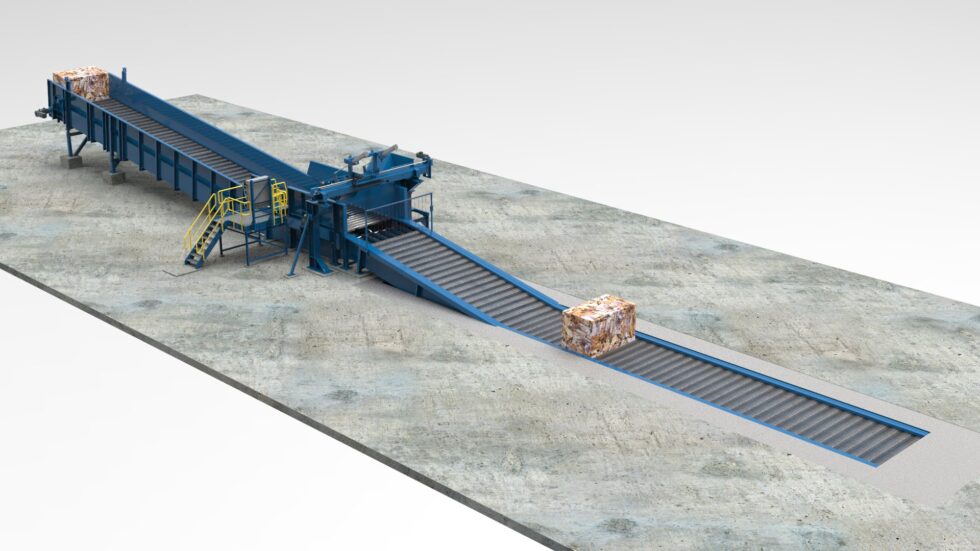 Automatic Waste Paper Bale Dewiring | FMW INDUSTRIES